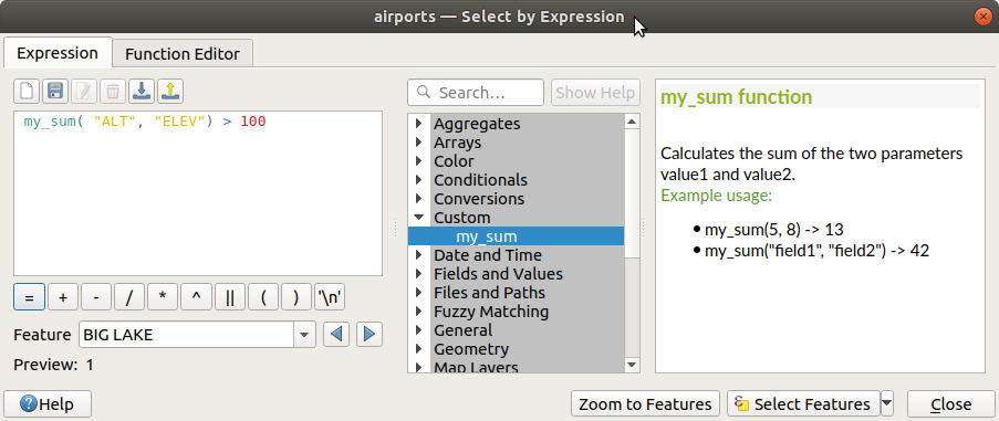 13.1. Ausdrücke — QGIS Documentation Dokumentation