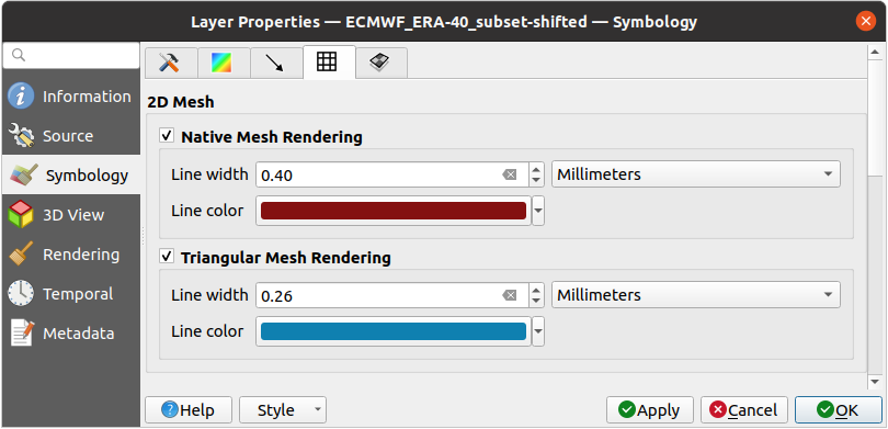 18 Working With Mesh Data — Qgis Documentation Dokumentation