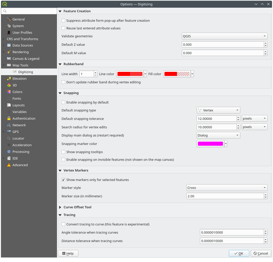 9. QGIS anpassen — QGIS Documentation Dokumentation