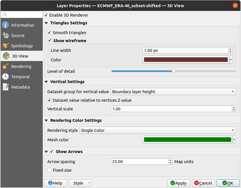 14 Travailler Avec Des Données Maillées Mesh — Documentation Qgis Documentation